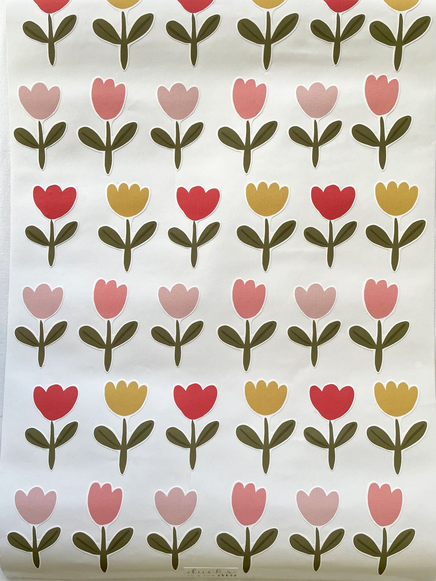 Tulip Flower Wall Stickers | Eco-Friendly, Removable, Reusable, Fabric ...